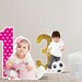 Custom Number Cutouts of Pictures, First Birthday Party Decor, Number ...