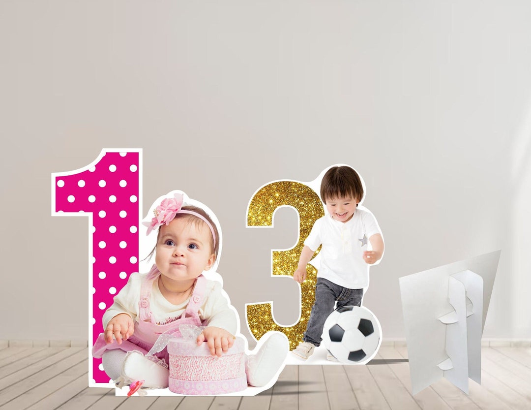 Custom Number Cutouts of Pictures, First Birthday Party Decor, Number ...