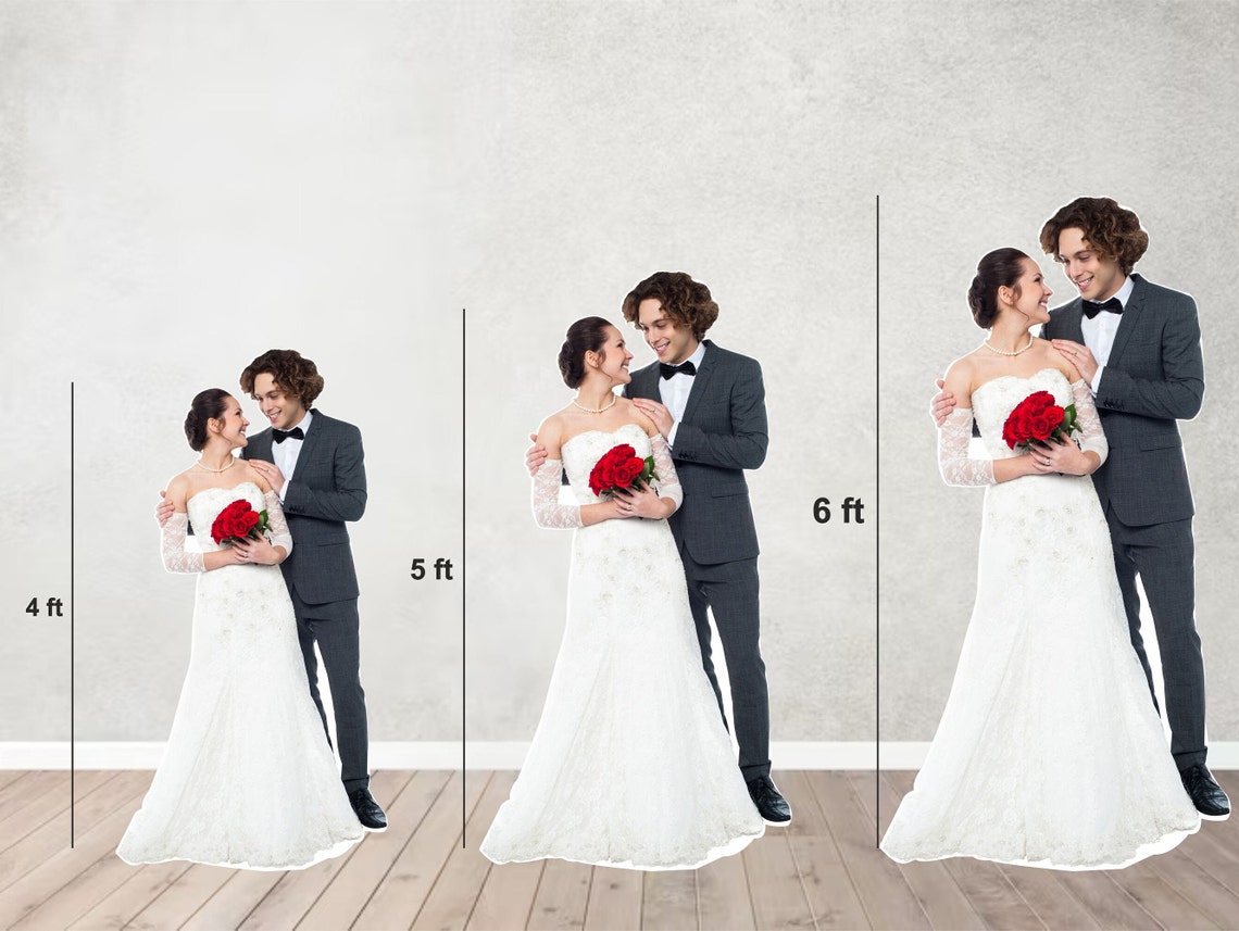 Custom Life-size Cutouts Anniversary Lifesize Cutouts Turn - Etsy Australia