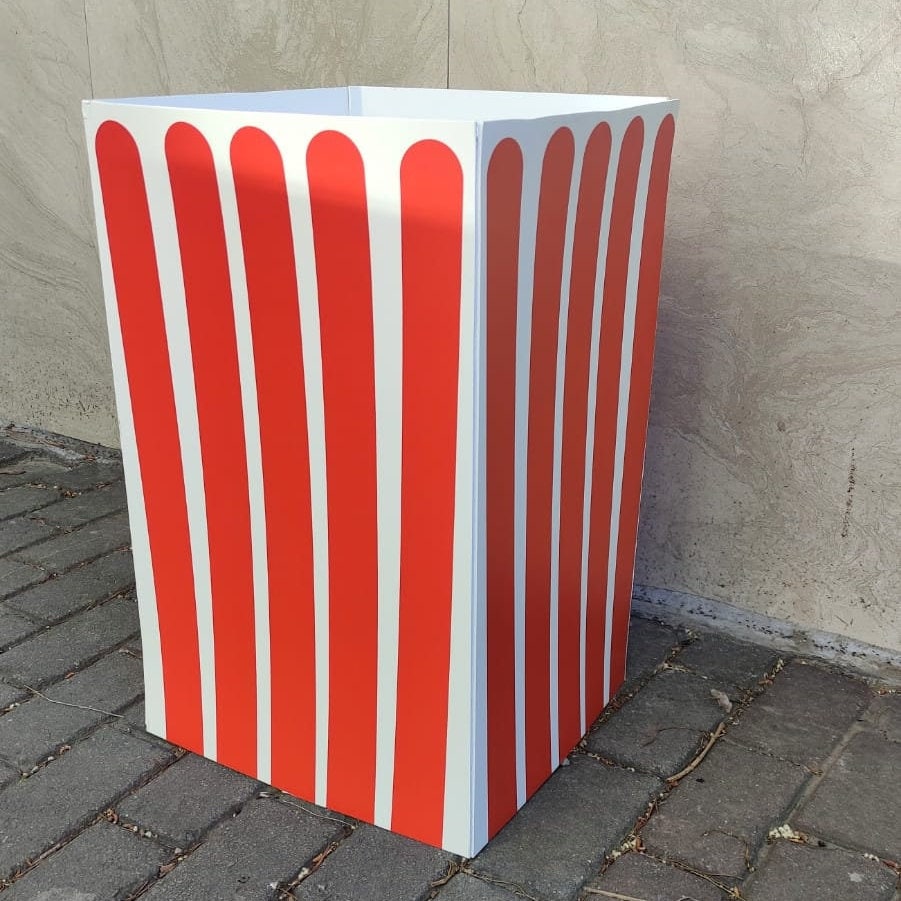 Big Popcorn Box Circus Decoration, Popcorn Box Cutouts, Carnival Party ...