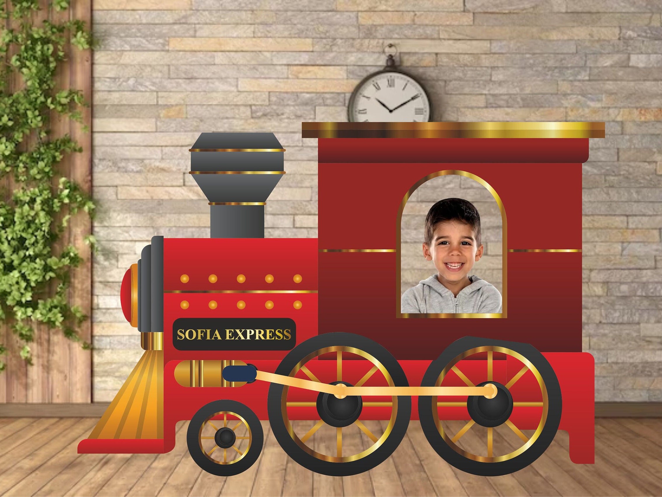 Custom Train Express Photo Booth Cutout, Christmas Train Cutout, Train ...