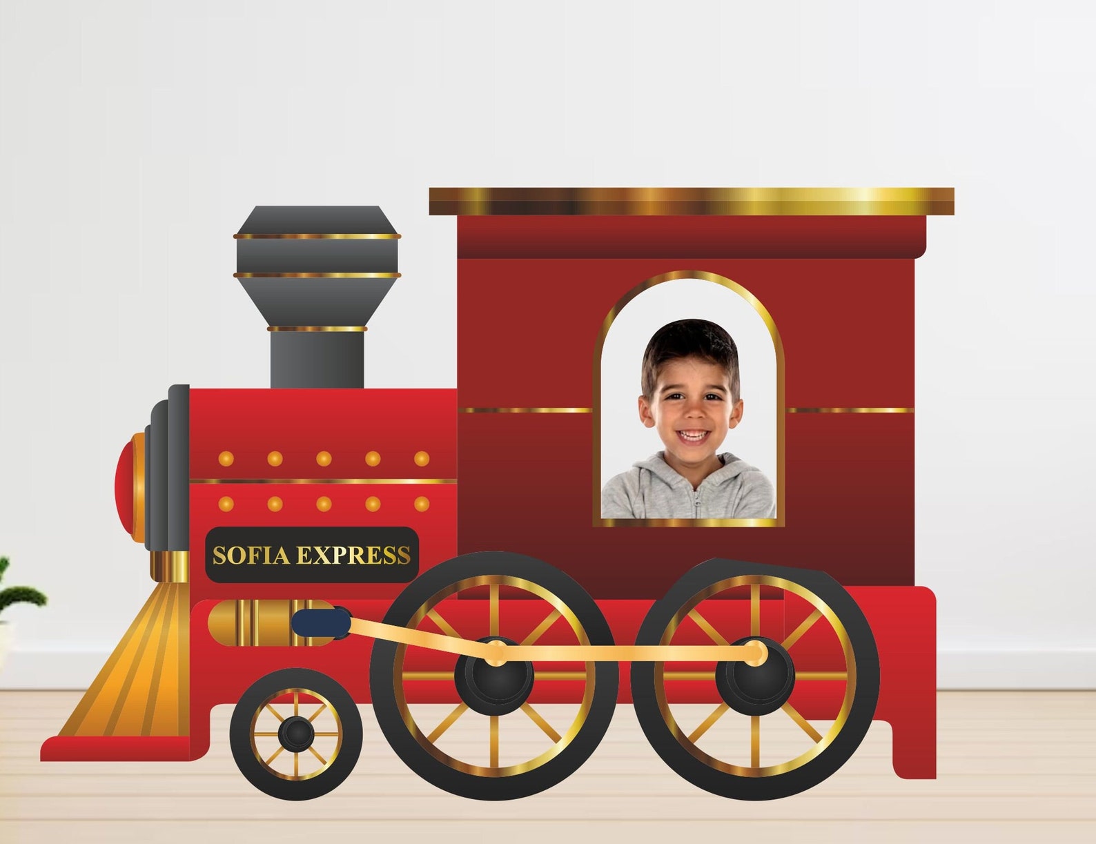Custom Train Express Photo Booth Cutout, Christmas Train Cutout, Train ...