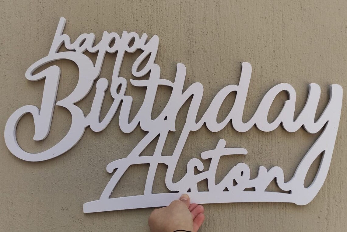 Happy Birthday Sign Happy 1st Birthday Sign Happy Birthday - Etsy