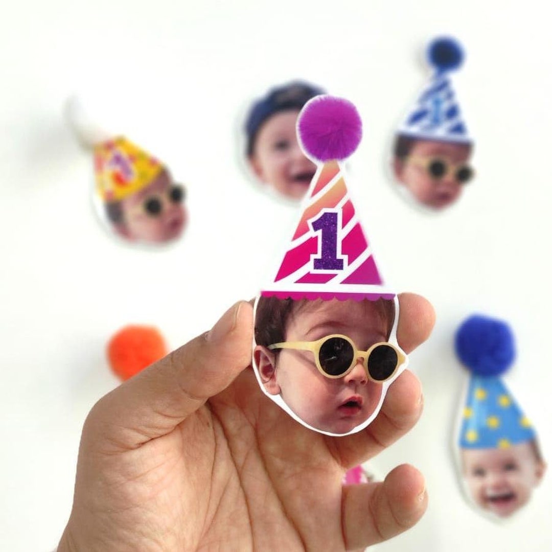 Baby Photo Magnet, 1st Birthday Party Favors, First Birthday Party ...