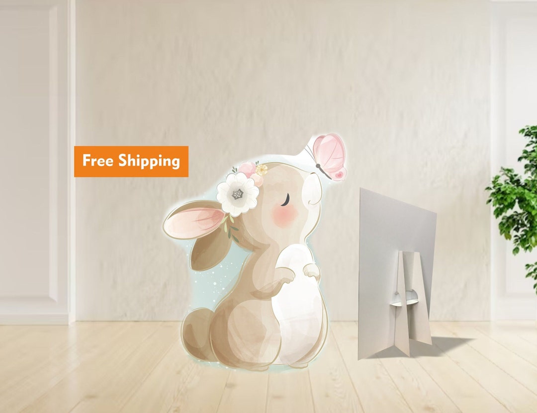 Cute Bunny Cutouts, Bunny Standee Prop Party, Rabbit Cutouts - Etsy