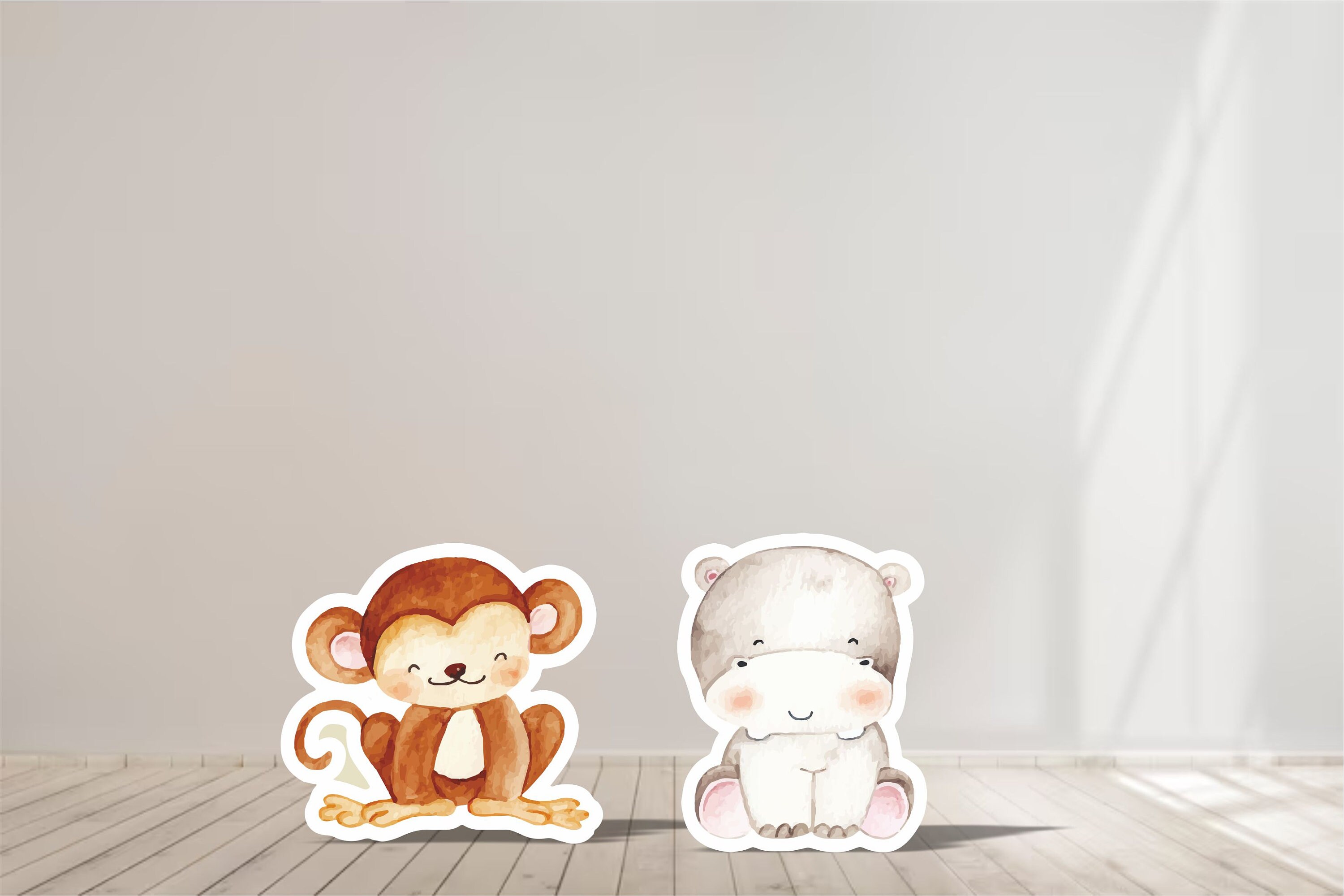 Baby Safari Cutouts, Baby Shower Cutouts, Lion Cutouts, Elephant ...