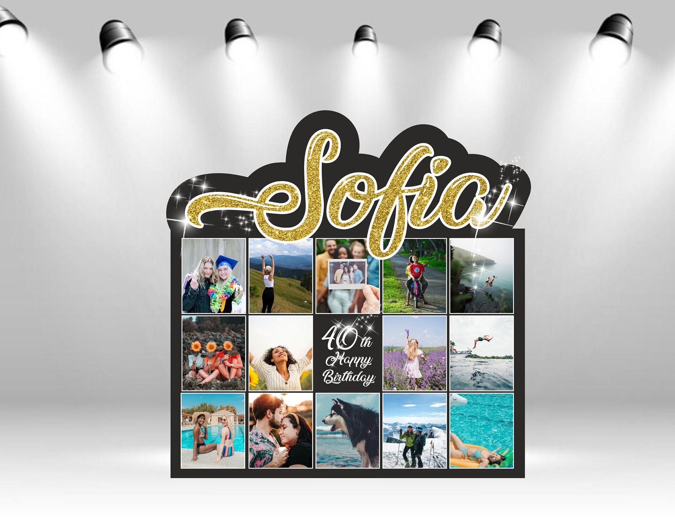 Personalised Photo Birthday Banner Birthday Party Banner - Etsy