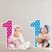 Custom Number Cutouts of Pictures, First Birthday Party Decor, Number ...