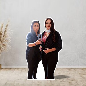 Custom Caricature Cardboard Cutouts, Life Size Cut Out, Birthday Party ...