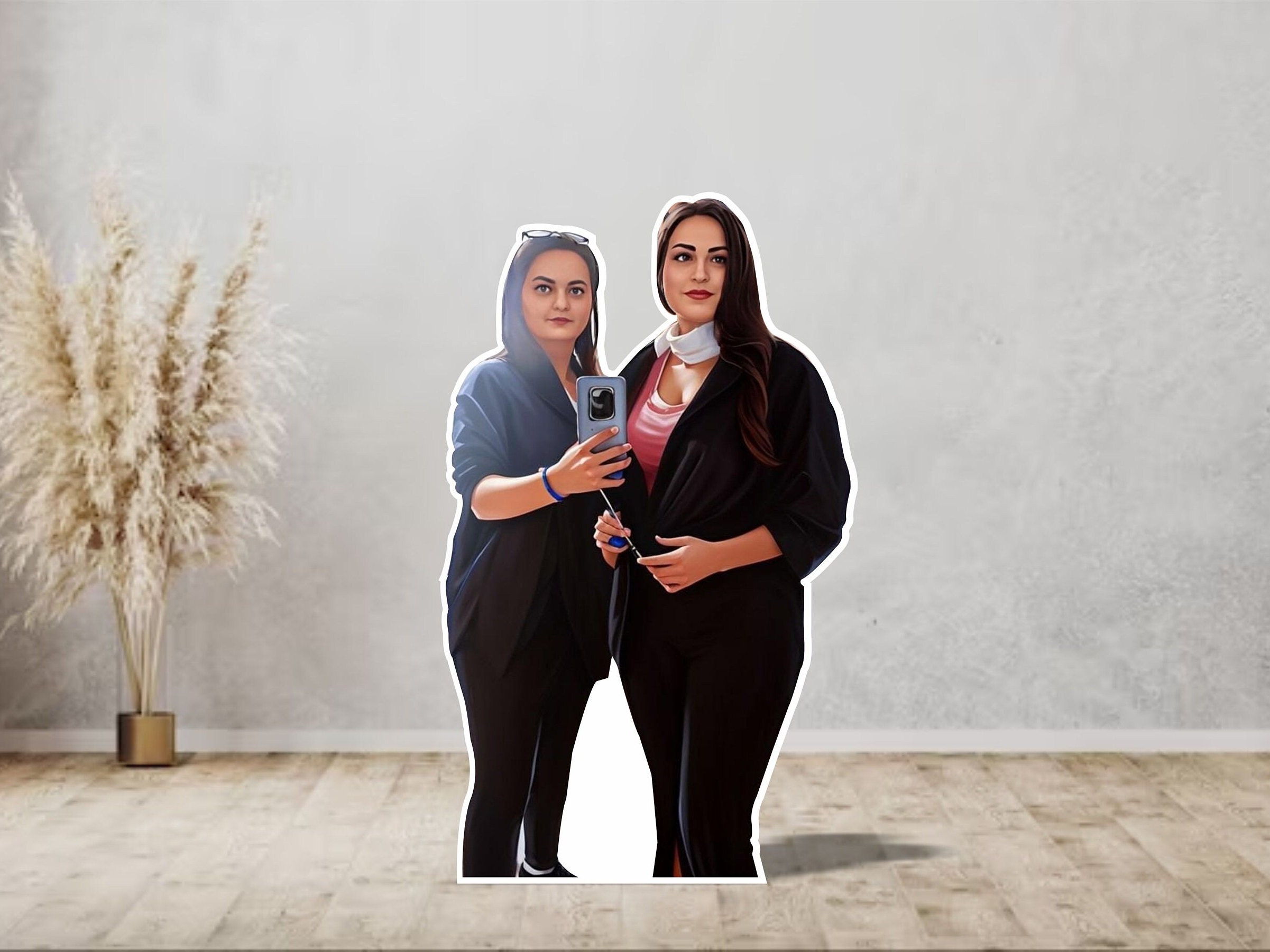 Custom Caricature Cardboard Cutouts, Life Size Cut Out, Birthday Party ...