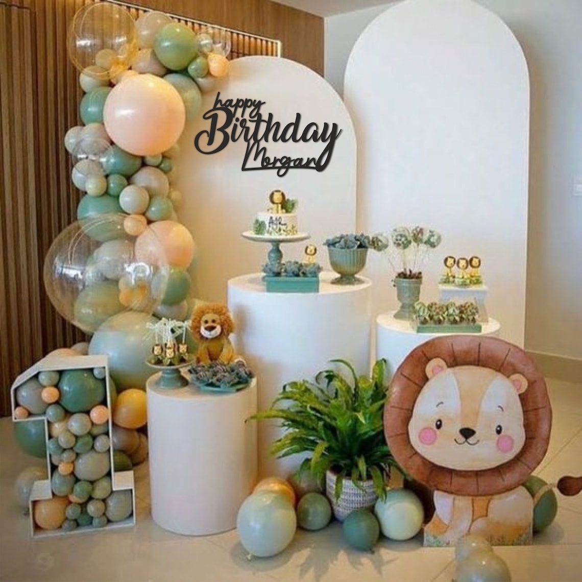 Personalized Birthday Board Happy Birthday Sign Happy First - Etsy