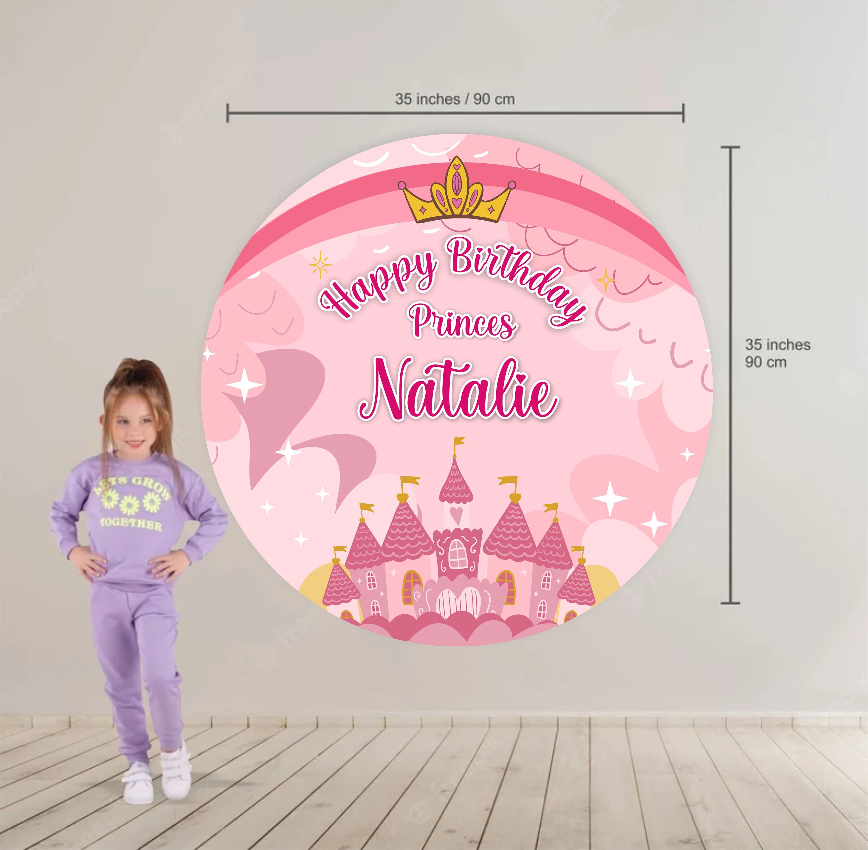 Personalized Princess Birthday Banner Princess Birthday - Etsy