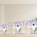Baby Koala Watercolor Stand Prop, Cute Koala Birthday Party Decoration ...