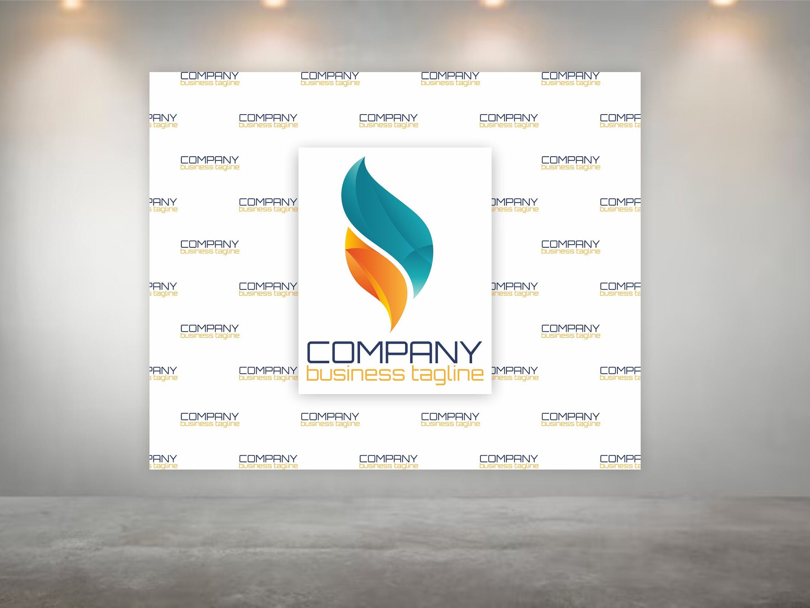 Custom Logo Backdrop Step and Repeat Business Event Backdrop - Etsy