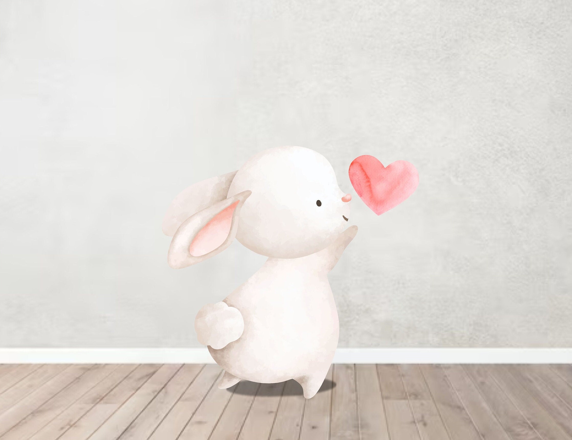 Bunny Cute Birthday Party Prop, Rabbit Backdrop Standee, Clipart Rabbit ...