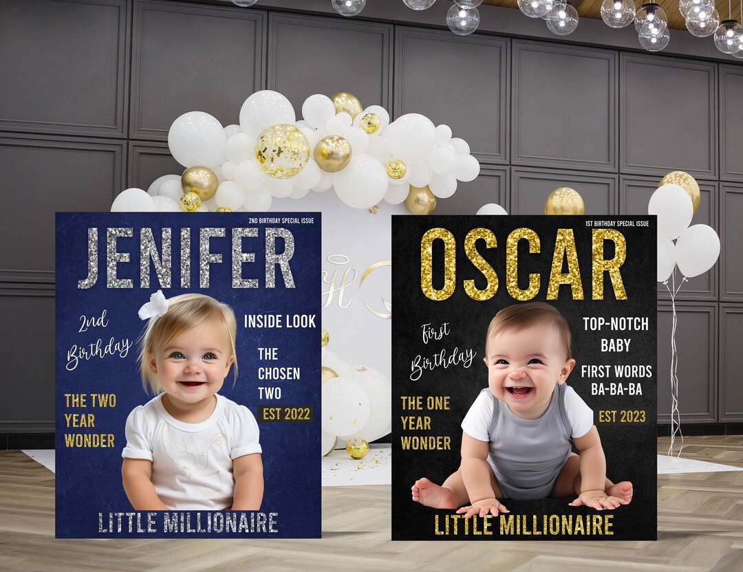 1st Custom Magazine Cover Props, Baby Fashion Magazine Cover, Magazine ...