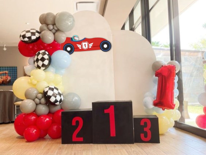 Two Fast Birthday Backdrop, Retro Car Backdrop, Retro Race Car Party ...