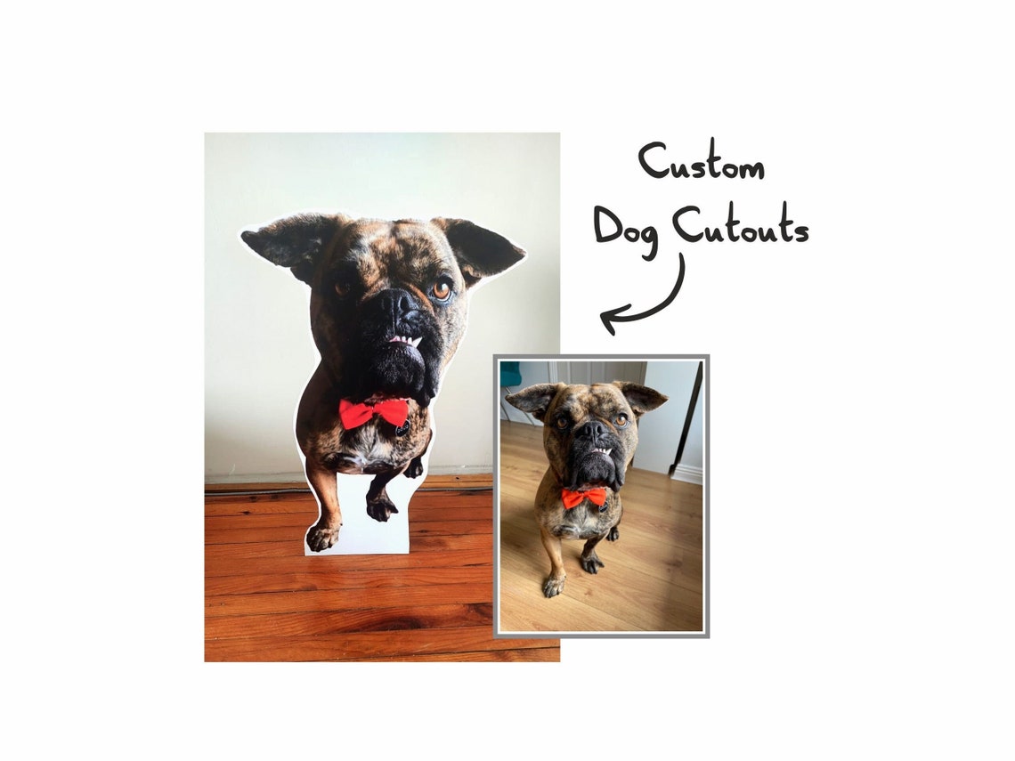 Custom Dog Cutouts Cat Cardboard Cutout Realistic Dogs - Etsy