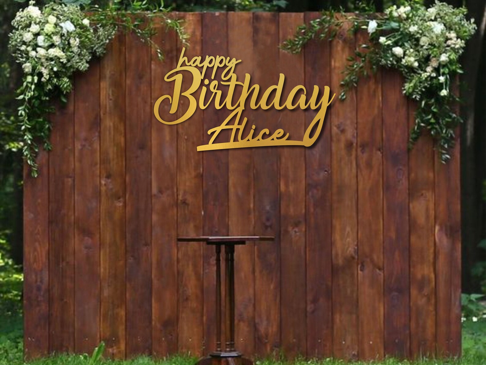 Personalized Birthday Board Happy Birthday Sign Happy First - Etsy