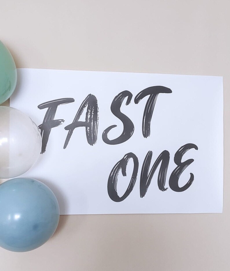 Fast One Birthday Backdrop Banner Fast One Birthday - Etsy