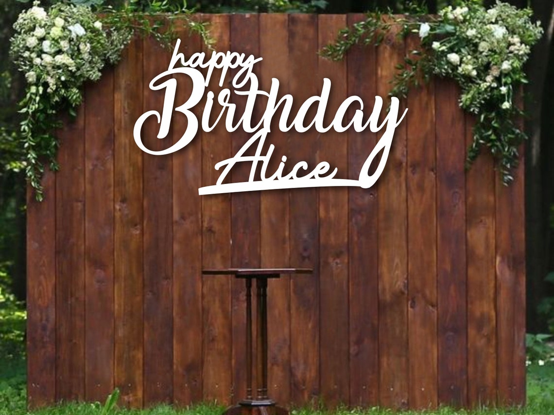 Happy Birthday Sign Happy 1st Birthday Sign Happy Birthday - Etsy