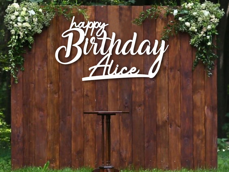 Happy Birthday Sign Happy 1st Birthday Sign Happy Birthday - Etsy