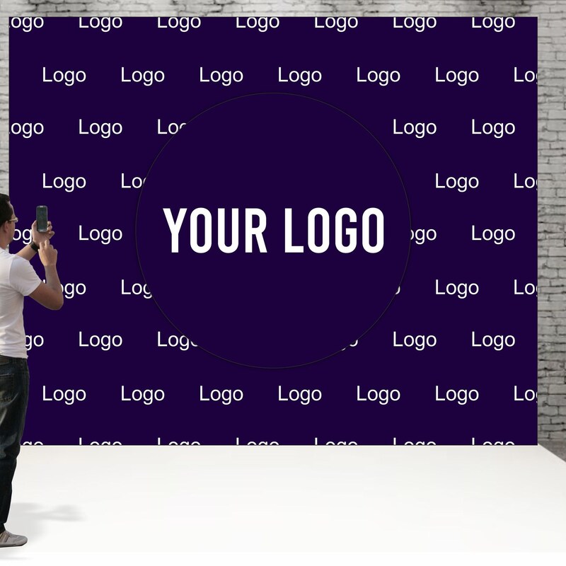 Custom Logo Backdrop - Etsy