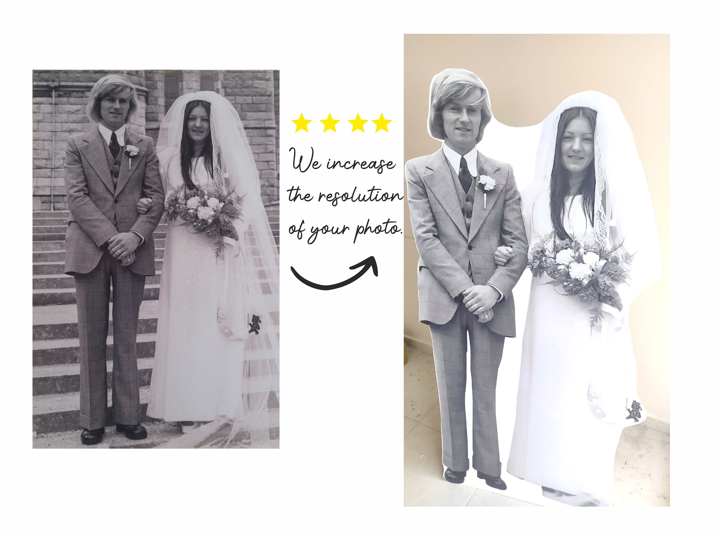 Custom Life-size Cutouts Anniversary Lifesize Cutouts Turn - Etsy Australia