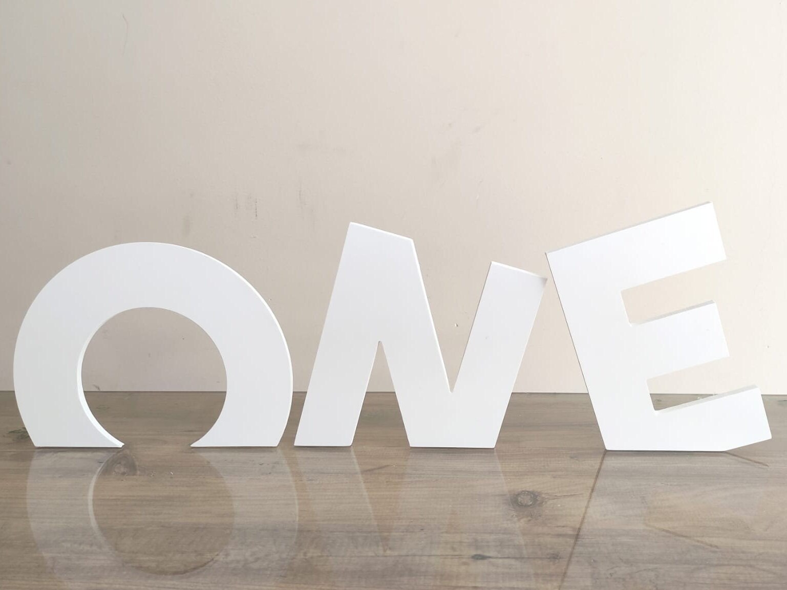 Sunken Freestanding Letters, First Birthday Party Letter, First ...