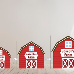 Custom Farm House Birthday Cutout Decor, Farmhouse Birthday Party Props ...