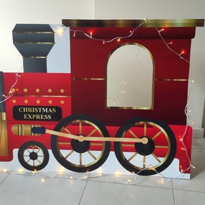 Custom Train Express Photo Booth Cutout, Christmas Train Cutout, Train ...