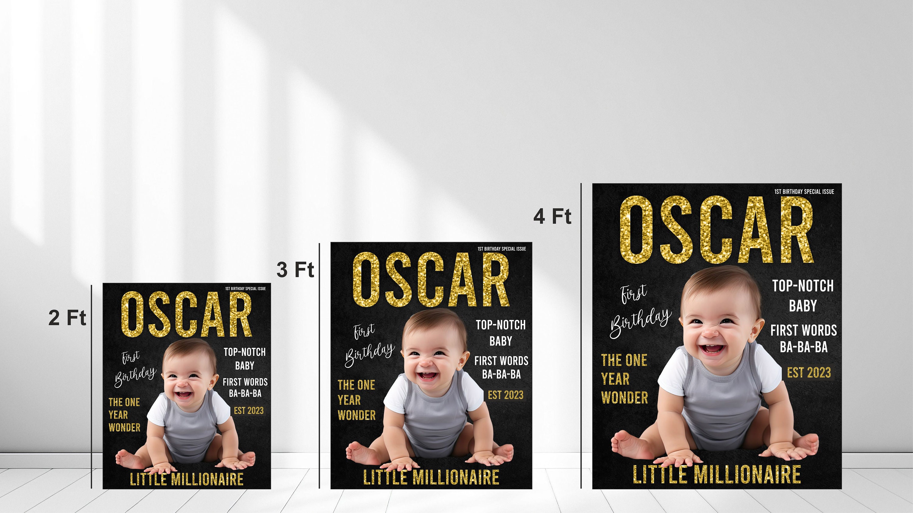 1st Custom Magazine Cover Props Baby Fashion Magazine Cover - Etsy