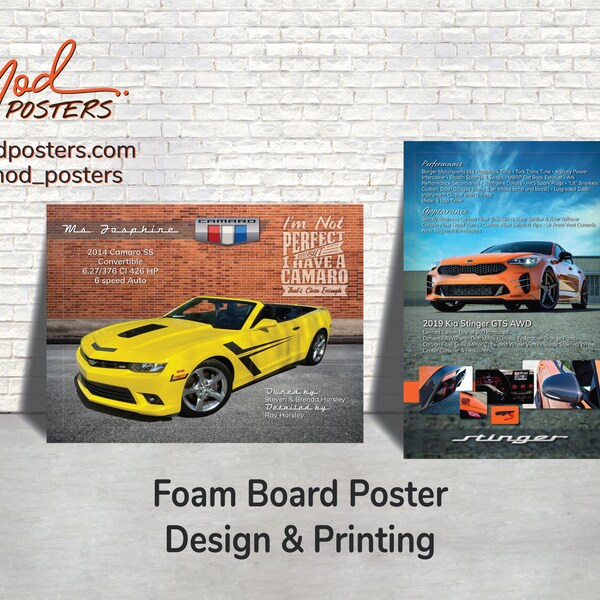 Car Show Display Board - Etsy
