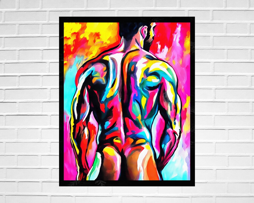 Fine Art Print Gay Male Art Homoerotic Art Gay Painting Nude
