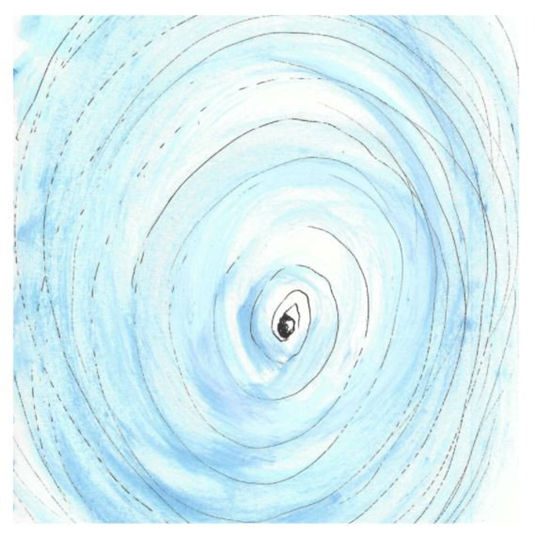 Awakening Card cyclone, Cyclone Christine Rivière Single Square Card ...