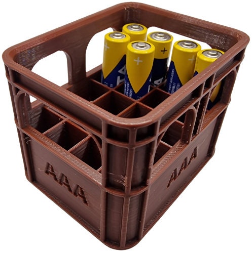 Batteries Box AAA / Drinks Crate Beer Crate Storage - Etsy