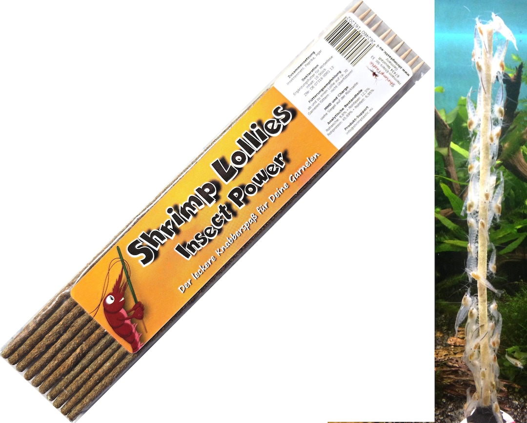Shrimp Lollies Insect Power (10 Pieces) Shrimp Lollies Food Pollen ...