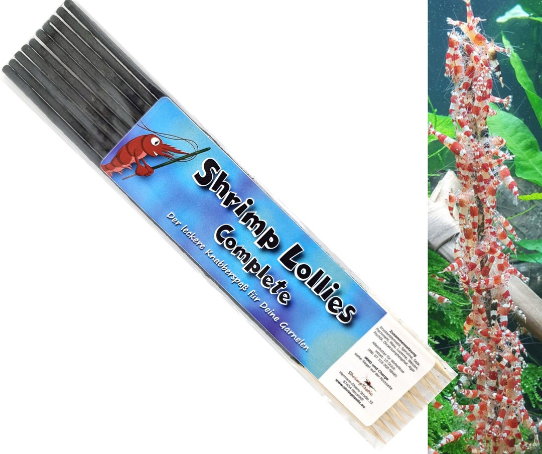 Shrimp Lollies Complete 10 Pieces / Shrimp Lollies Feeding Rods Food ...