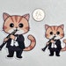 Clarinet Cat Sticker Clarinet Kitty Orchestra Vinyl Sticker Water ...