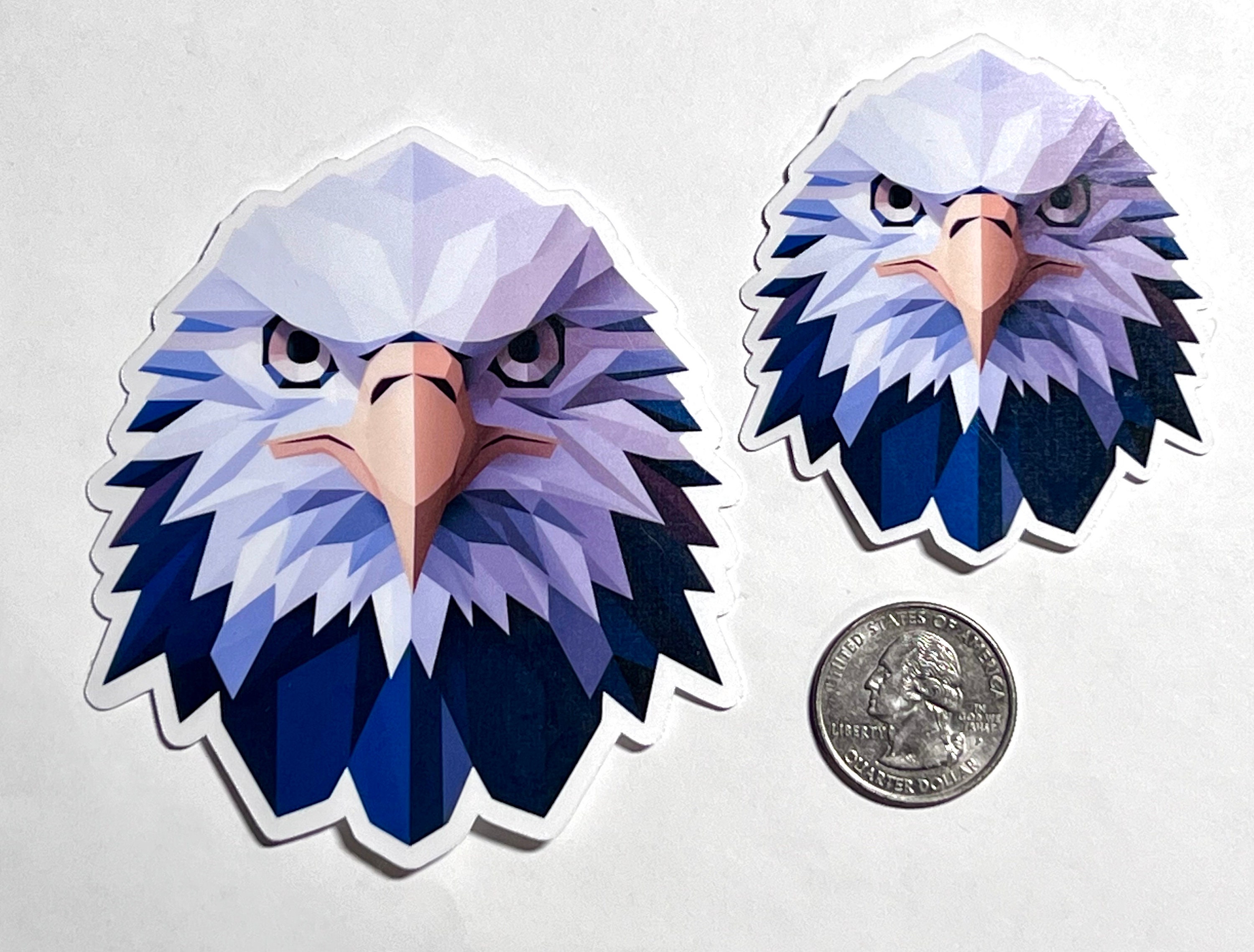 Eagle Sticker Bald Eagle Head Vinyl Sticker Wilderness Gift Eagle Lover ...