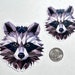 Raccoon Sticker Trash Panda Vinyl Sticker Wilderness Gift Raccoon Lover ...