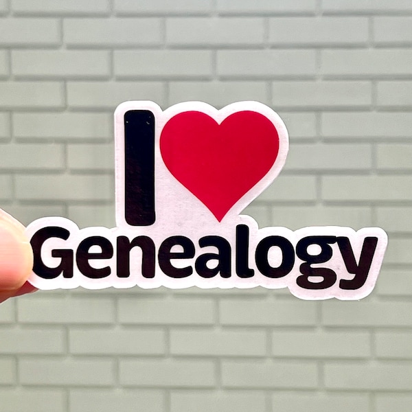 Genealogy Stickers - Etsy