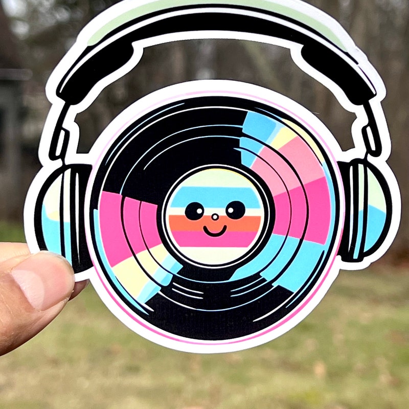 Record Stickers - Etsy