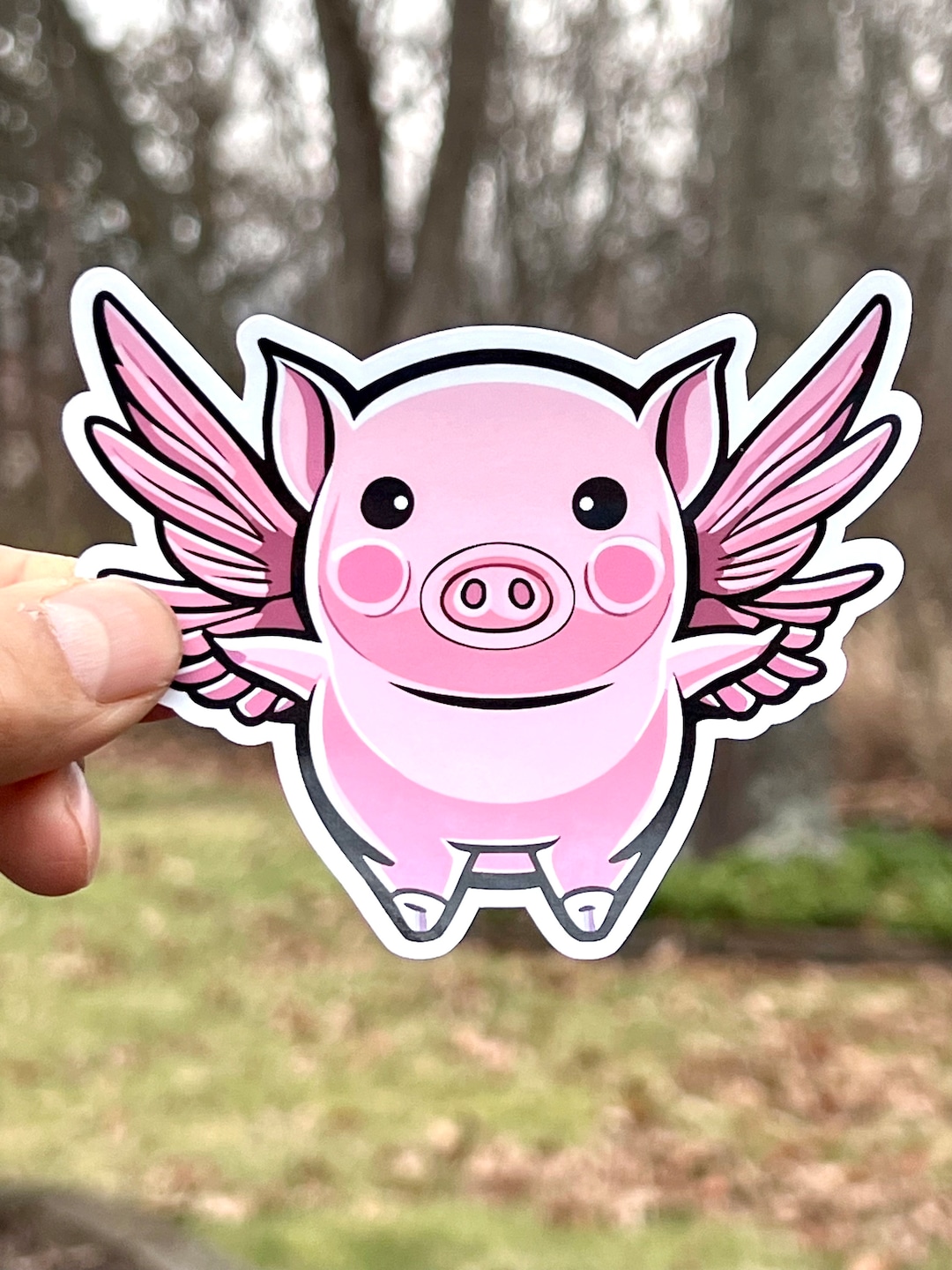 Flying Pig Sticker | Cincinnati Flying Pig Decal | Waterproof Vinyl ...
