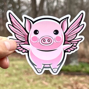 Flying Pig Sticker | Cincinnati Flying Pig Decal | Waterproof Vinyl ...
