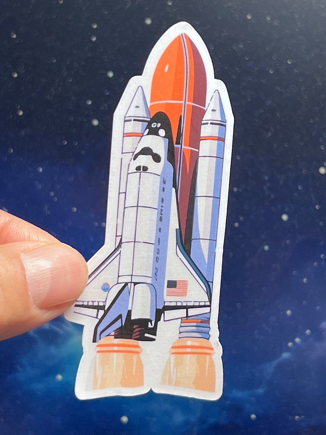 Space Shuttle Sticker | Space Shuttle Launch Sticker | Space Theme ...
