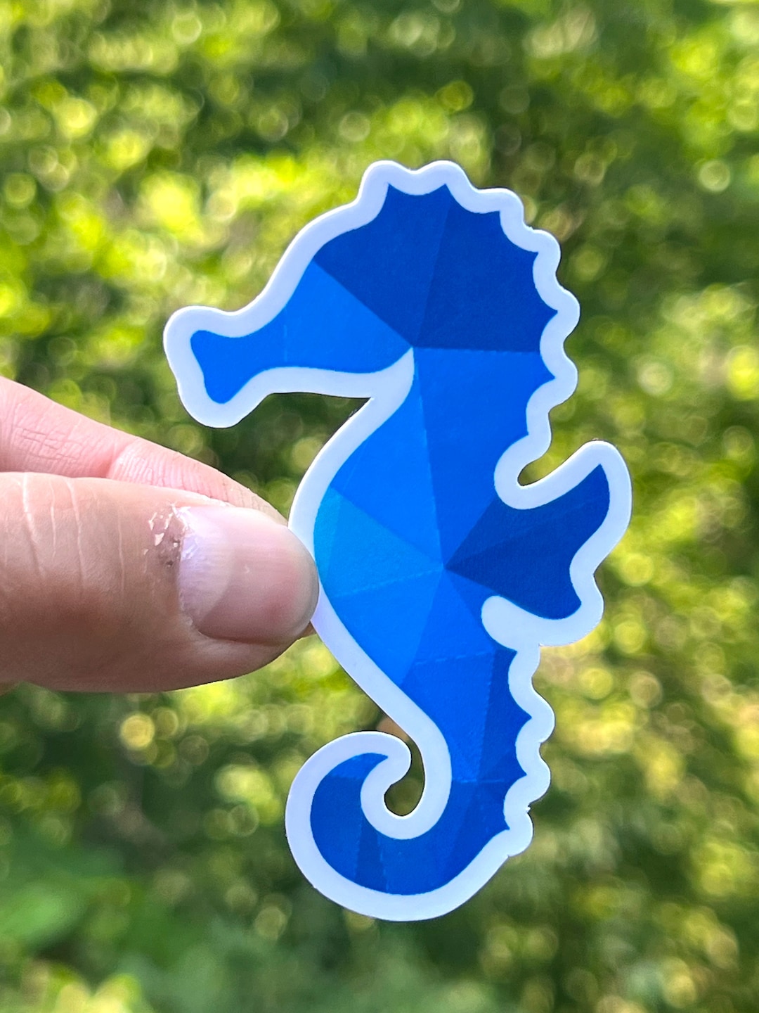 Sea Horse Vinyl Sticker: Waterproof Ocean Creature Sticker - Etsy