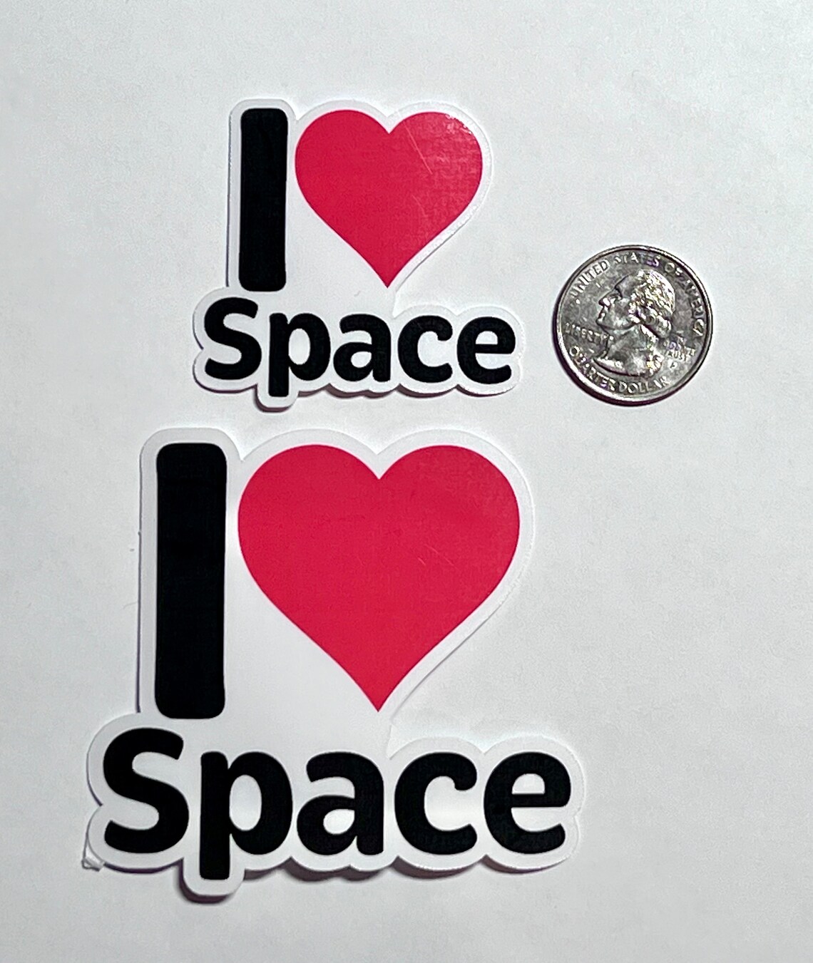 I Love Space Sticker I Heart Space Vinyl Decal Water Bottle Sticker ...