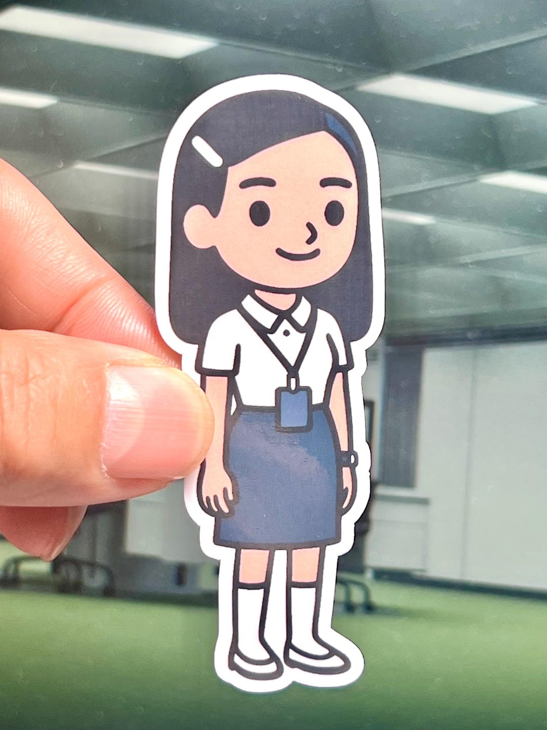 Miss Huang Sticker: Severance TV Fan Art, Waterproof Vinyl Decal - Etsy