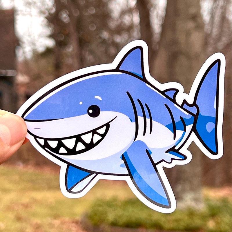 Shark Stickers - Etsy
